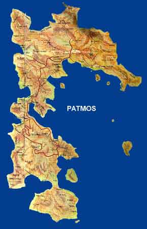 Patmos ville de St Jean l'Evangéliste grèce